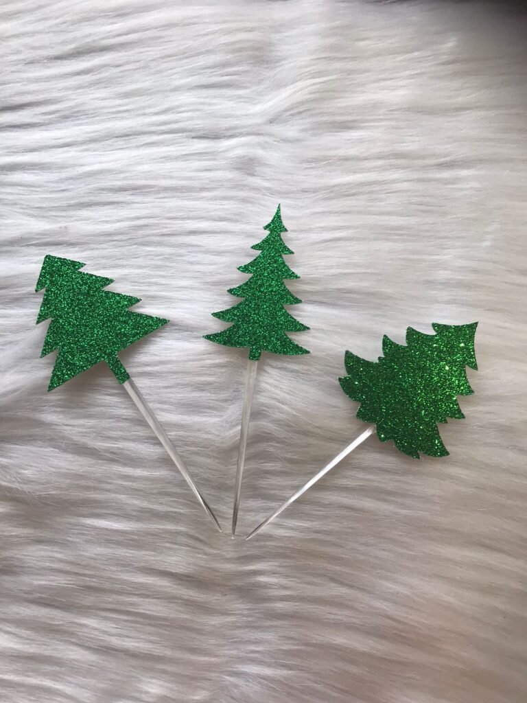Christmas Tree Cupcake Toppers- Green – cakewarehousett.com